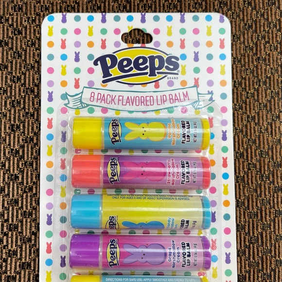 peeps | Makeup | Nwt Peeps Flavored Lip Balm 8count Set | Poshmark